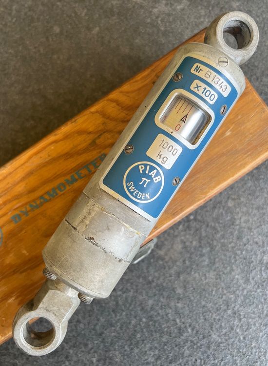 PIAB Dynamometer 1000 kg, Kraftmesser, Zugprüfer in Box (Gebraucht) in ...