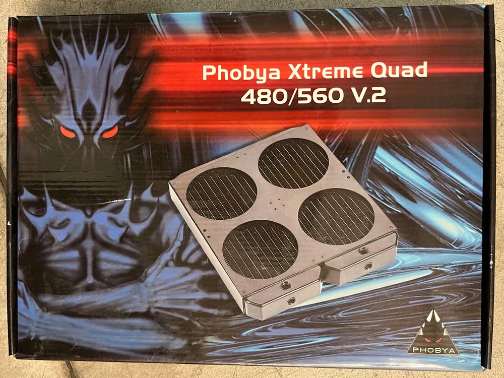 Radiator Phobya Xtreme Quand 480/560 V.2 (4x 120 od. 140mm) (Neu ...