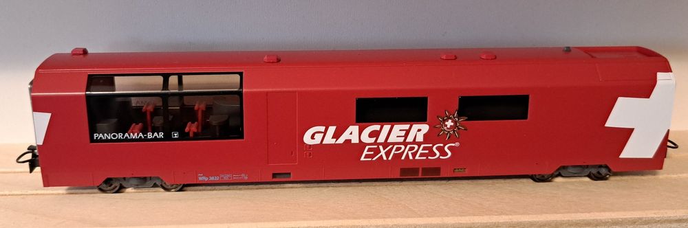 BEMO 3689 132 RhB WRp 3832 "Glacier-Express" HO AC (Neu (gemäss Beschreibung)) in Zuerich für ...