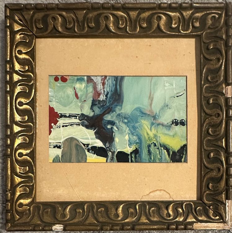 70.er Jahre Mischtechnik Verso Unl.Sign | Kaufen auf Ricardo