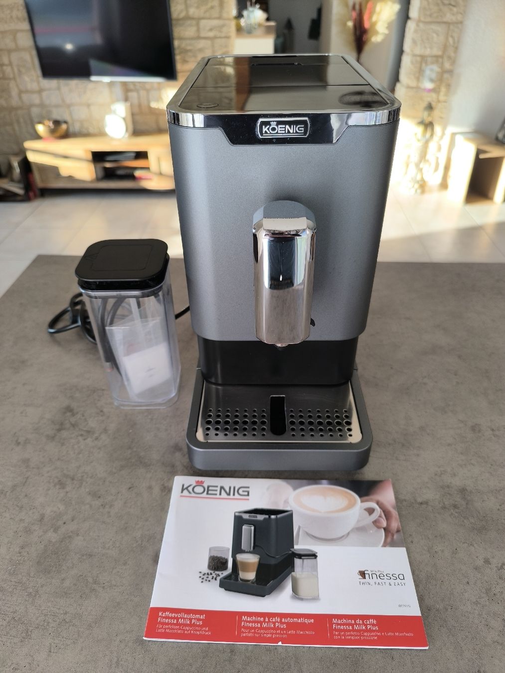 Machine à café Koenig Finessa Milk Plus, en bon état (D'occasion) à Les ...