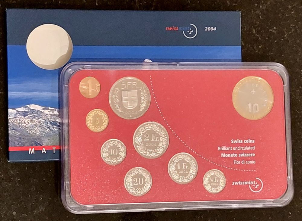 Münzsatz Schweiz 2004 stgl (Neu (gemäss Beschreibung)) in Arch für CHF 45 – mit Lieferung auf ...