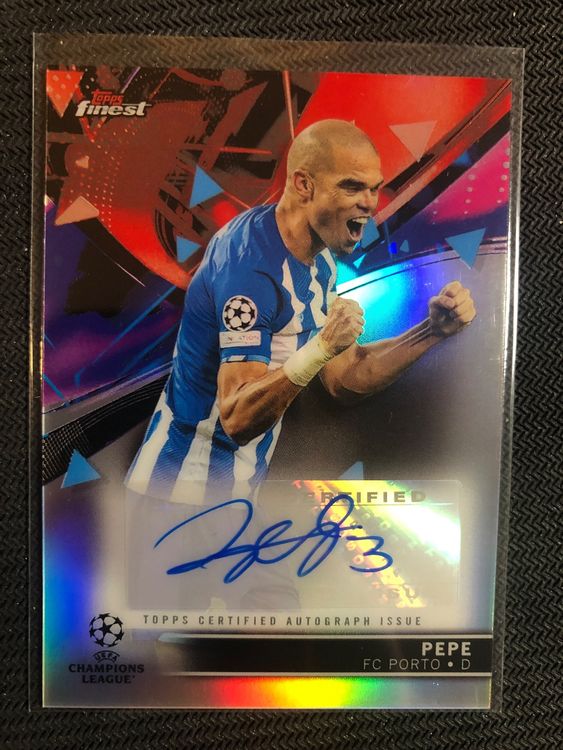 Topps Finest Pepe Fc Porto Autogramm | Kaufen auf Ricardo