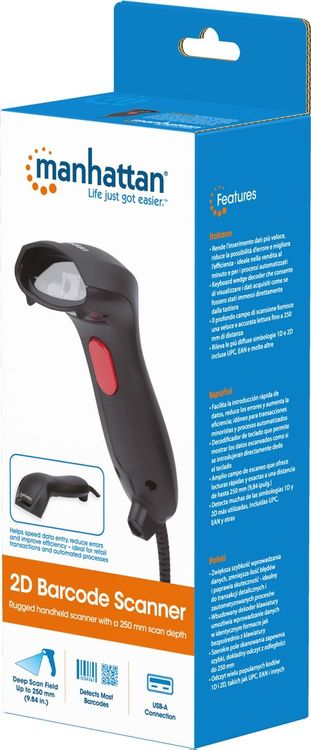 Manhattan 2D Handheld Barcode Scanner (Neu und originalverpackt) in für ...