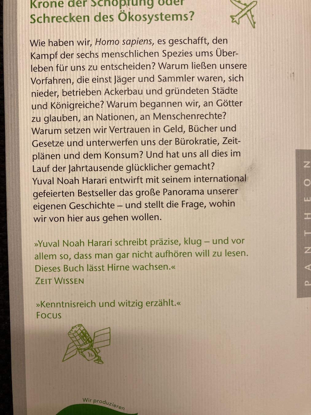 Yuval Noah Harari, Eine kurze Geschichte der Menschheit (Gebraucht) in ...