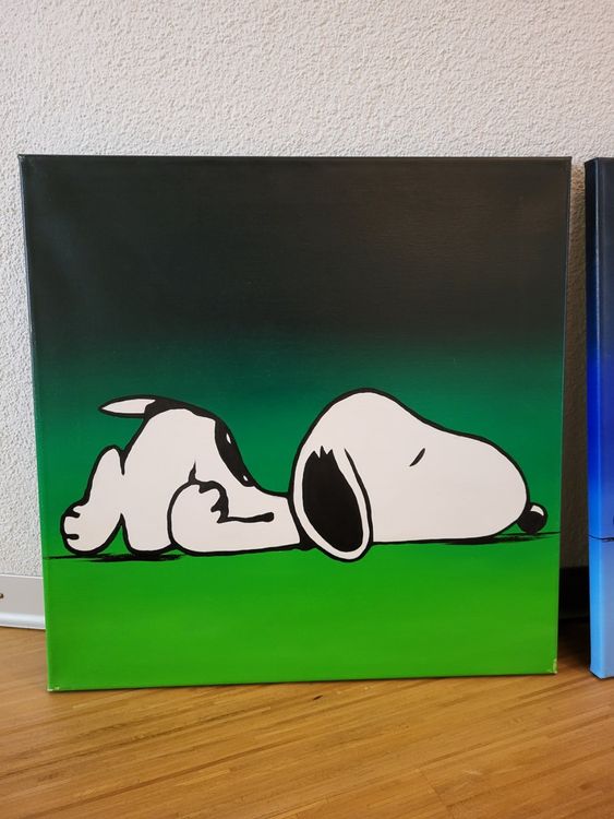 Snoopy Bilder Set - 4-teilig auf Leinwand (Gebraucht) in Baar für CHF 179 – mit Lieferung auf ...