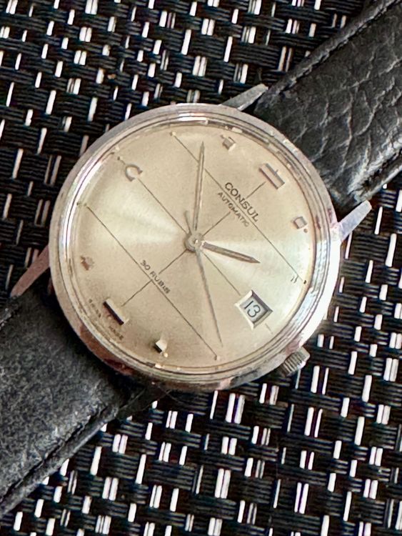 CONSUL Vintage Automatic Uhr aus den 60 er Jahren, perfekt | Kaufen auf ...