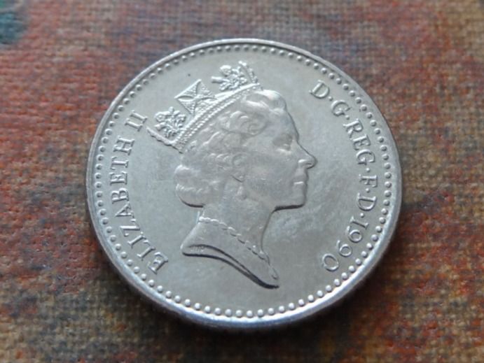 ROYAUME-UNI 5 Pence 1990 (Gebraucht) in Romanel-sur-Lausanne für CHF 0. ...