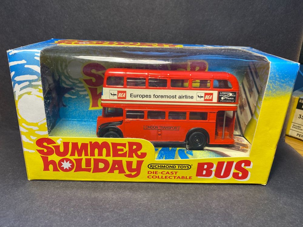 Richmond Toys Summer Holiday London Bus Routemaster OVP 1:76 (Neu und ...