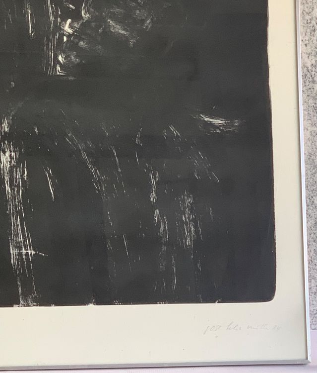 Josef Felix Müller (1955)grosses Lithographie Handsigniert (Gebraucht ...