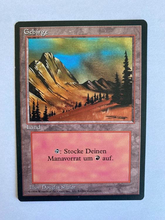 Gebirge - Basic Land 1994 (Gebraucht) in für CHF 1 – mit Lieferung auf ...