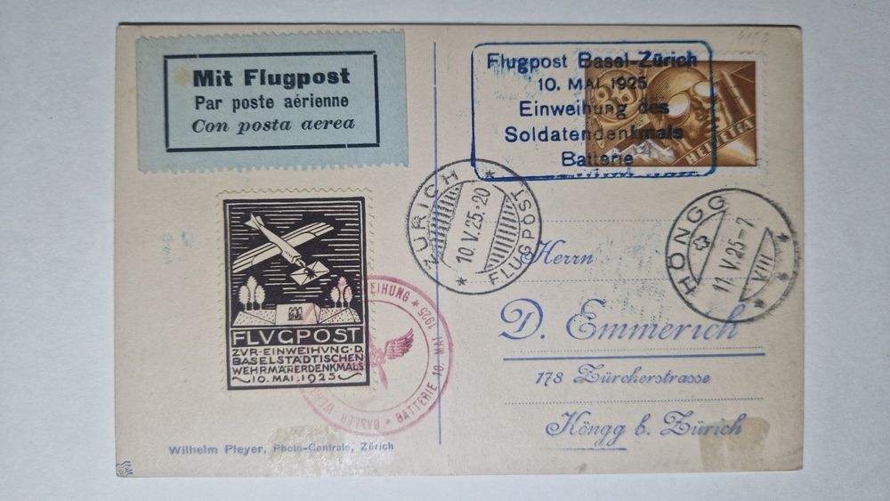 Flugpost Karte mit Foto | Kaufen auf Ricardo