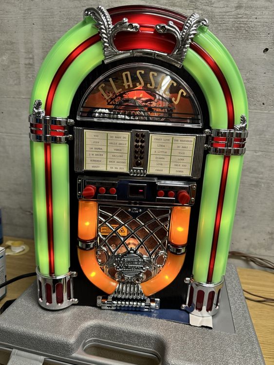 NOSTALGIA CLASSICS 1940'S REPLICA JUKEBOX TABLETOP AM/FM RAD | Kaufen ... NOSTALGIA CLASSICS 1940'S REPLICA JUKEBOX TABLETOP AM/FM RAD | Kaufen ...
