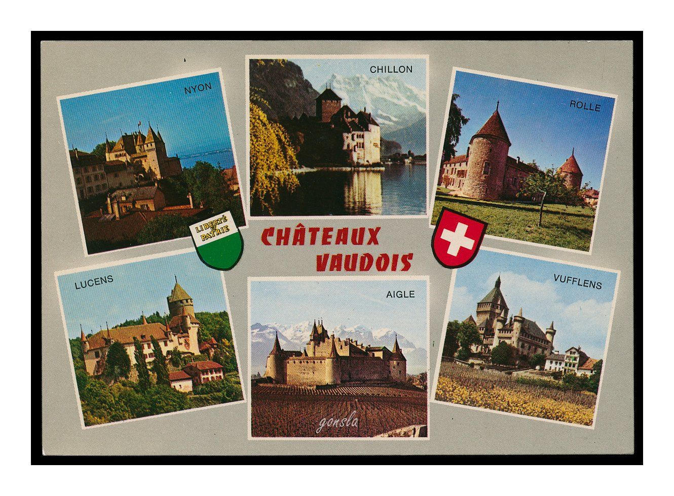 CHÂTEAUX VAUDOIS - 1960 "6 Châteaux - Multi-Vues" (D'occasion) à Onex ...