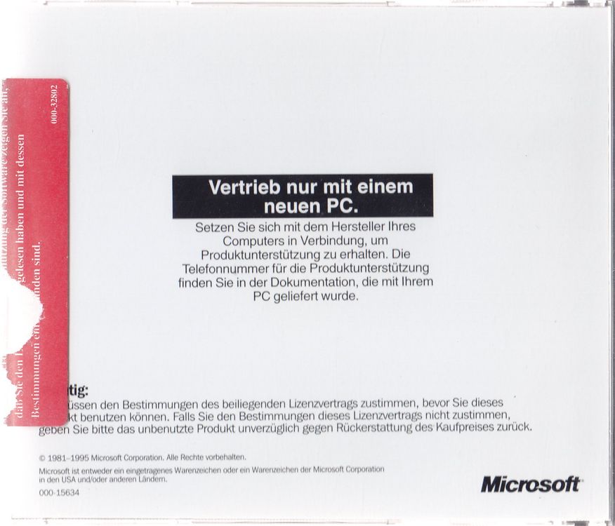 Original Microsoft Plus! für Windows 95 CD | Kaufen auf Ricardo