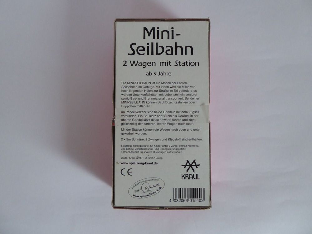 Baukasten Mini Seilbahn Holz, Kraul, neu | Kaufen auf Ricardo