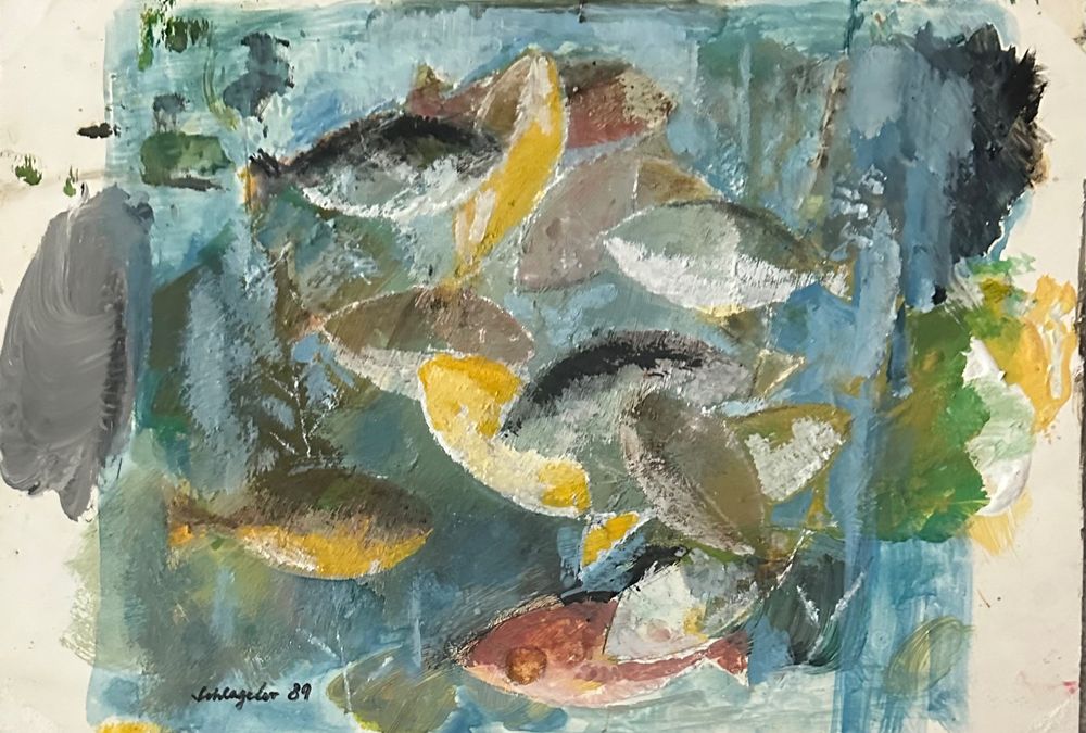 Karl Schlageter (1894-1990) Gouasche Gemälde | Kaufen auf Ricardo