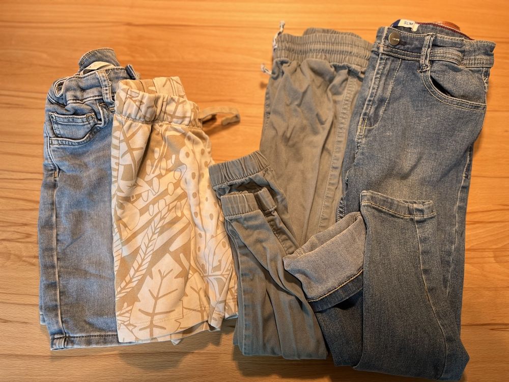 Hose-Mix: 2x Jeans, 1x Shorts, 1x Stoffhose, Top Zustand! (Gebraucht ...