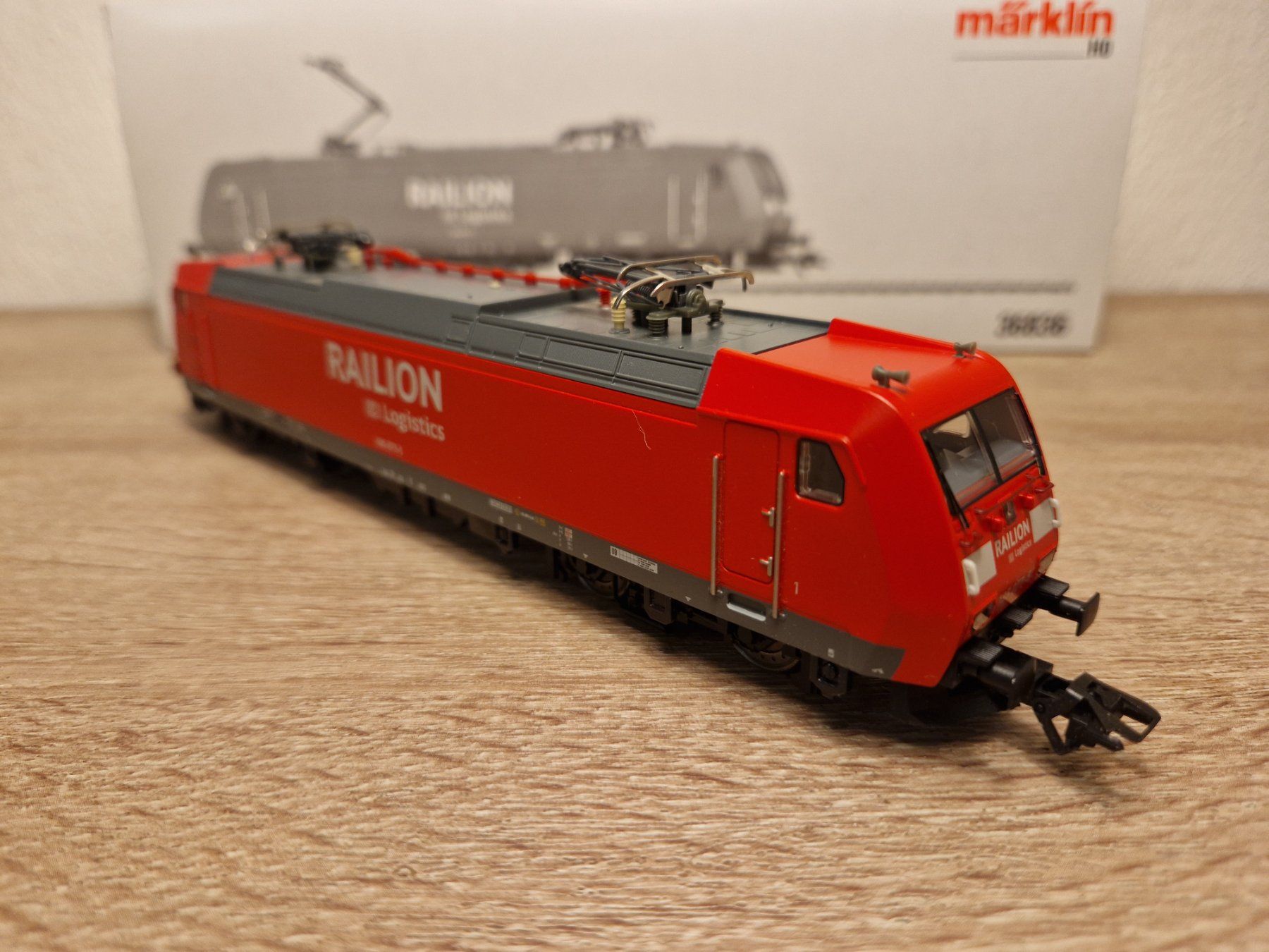 Märklin 36836 E-Lok BR 185 Railion DB H0 (D'occasion) à St-Aubin-Sauges ...
