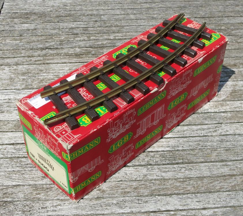 12 x LGB 1100 (11000) Gebogenes Gleis Radius 30° unbespielt | Kaufen ...