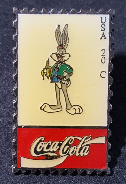 BB687 - Pin Coca Cola Looney Tunes Comic Figur - Bugs Bunny (Gebraucht ...