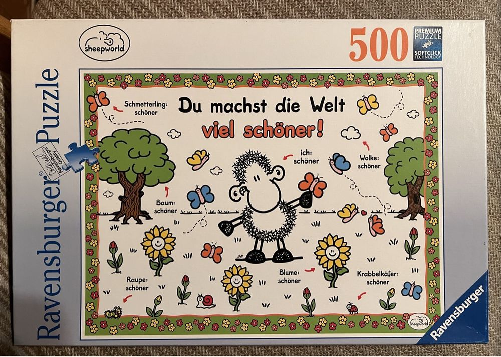 500er Sheepworld Puzzle (Gebraucht) in Heitenried für CHF 11 – mit ...