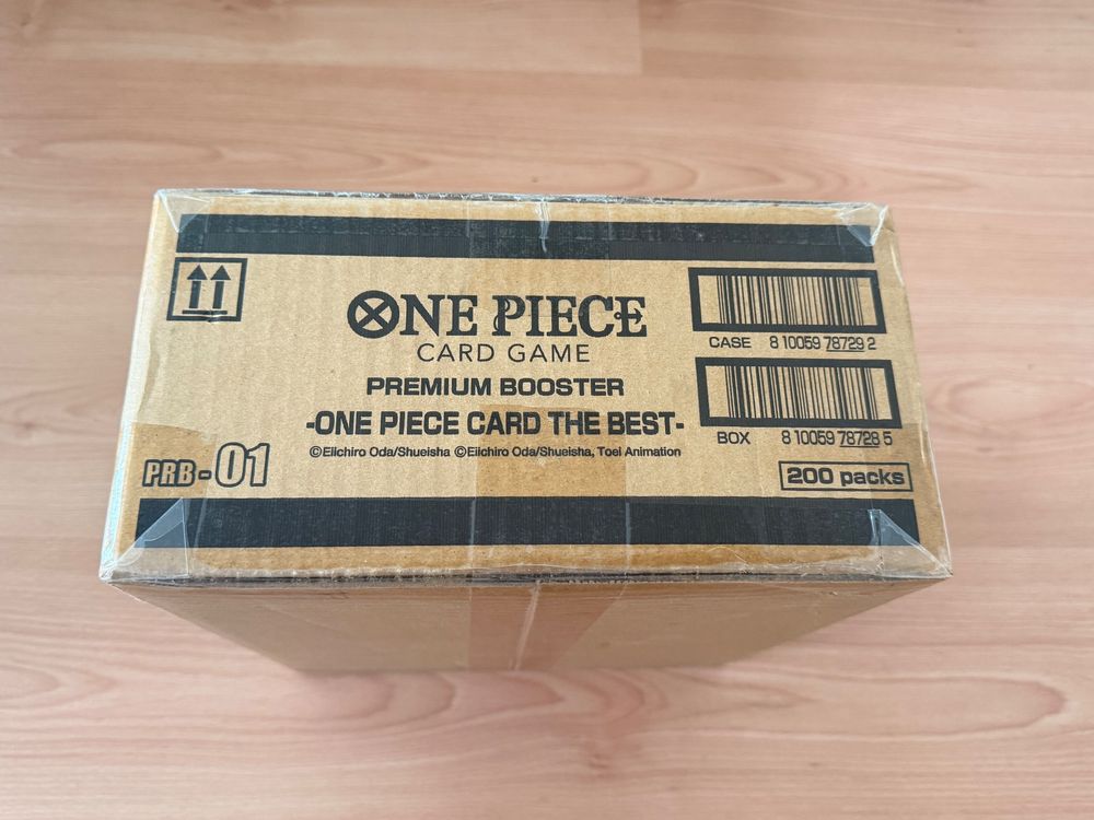One Piece PRB-01 Case - ENG - 10x Booster Displays - SEALED (Neu und ...