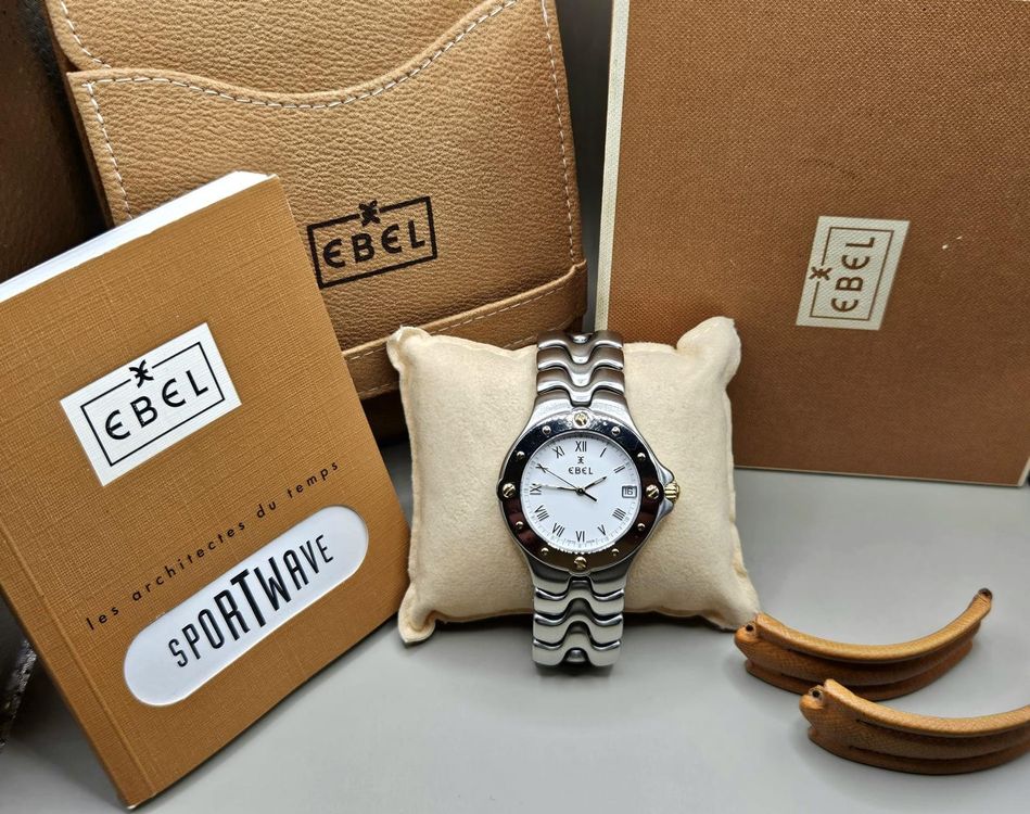 Ebel Sportwave 37mm – Luxuriöses Design – Full Set (Gebraucht) in ...
