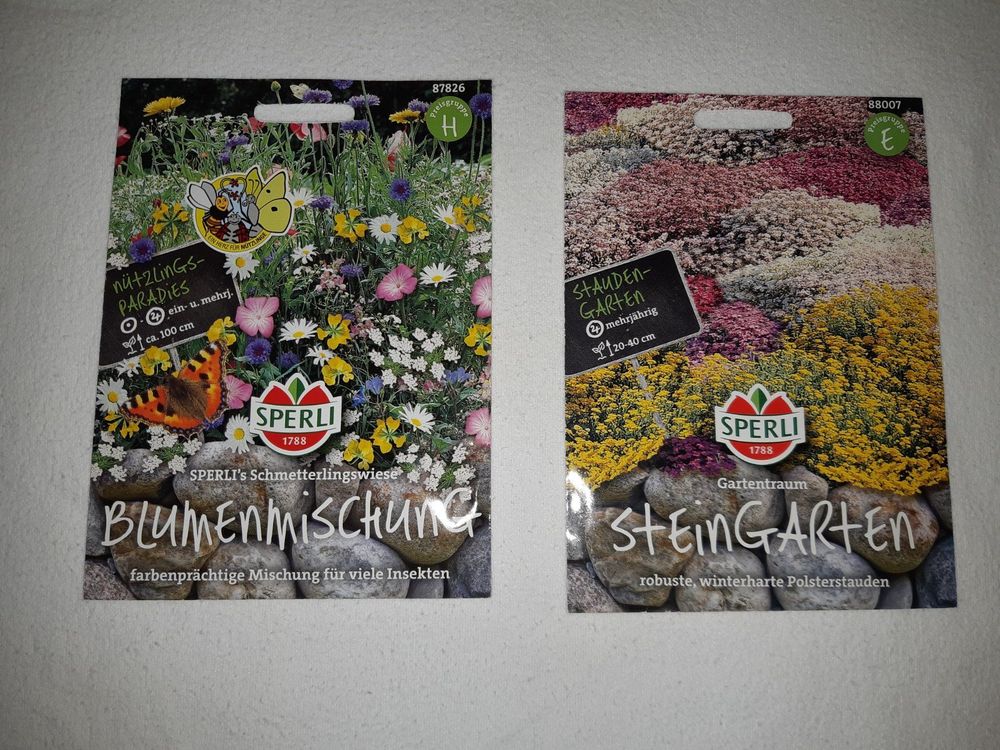 Blumensamen Steingarten und Schmetterlingswiese (Neu und ...