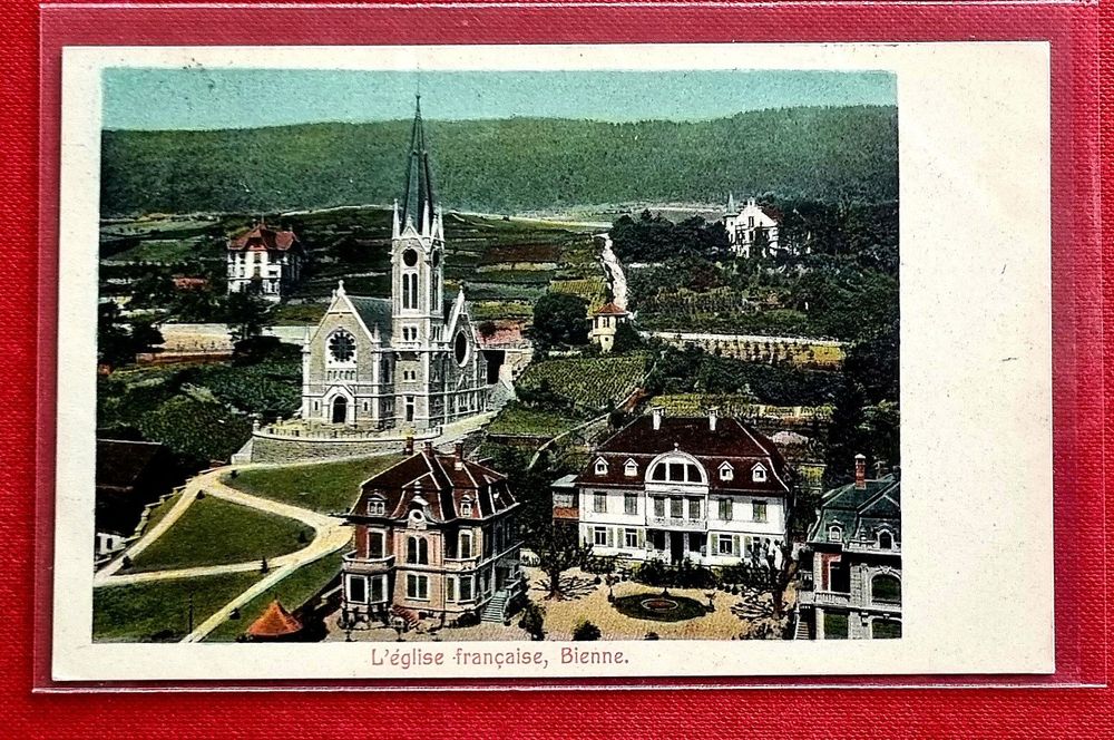 Bienne - Eglise Francaise - Schlösschen - 1908 (Gebraucht) in Rothrist ...