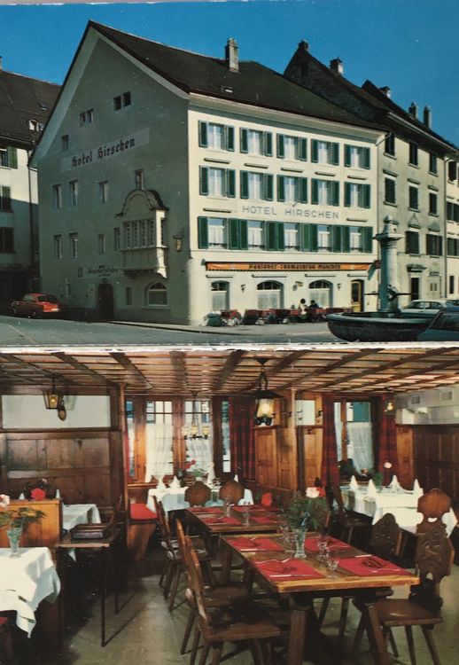 Rapperswil, Hotel Hirschen, Werbekarte (Gebraucht) in Frauenfeld für CHF 3.8 – mit Lieferung auf ...