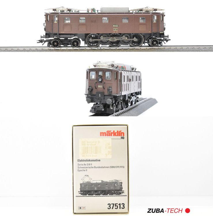 Märklin 37513 E-Lok Ae 3/6 II SBB H0 WS Digital mit OVP (Gebraucht) in ...