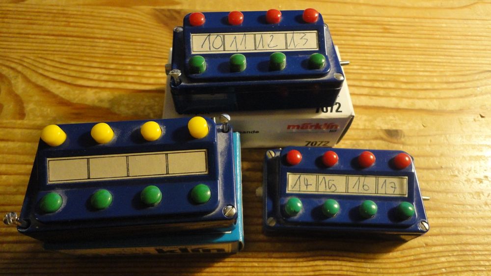 3 Stellpulte Märklin 7211 und 7072 | Kaufen auf Ricardo