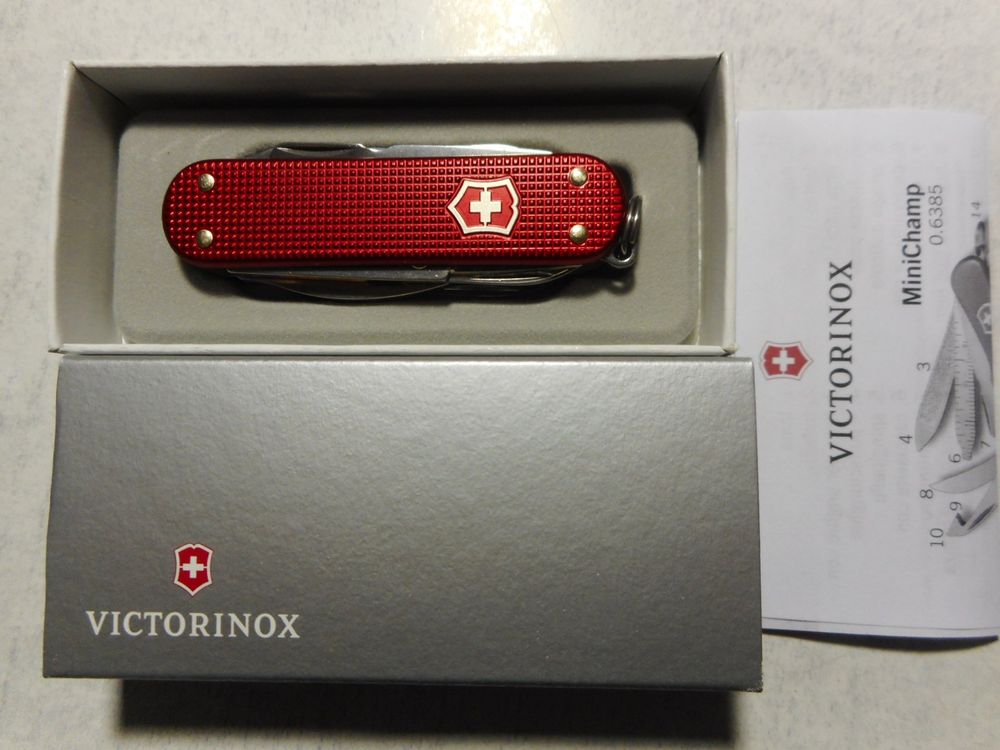 Victorinox Minichamp Alox rot / Edelweiss (Neu und originalverpackt) in ...