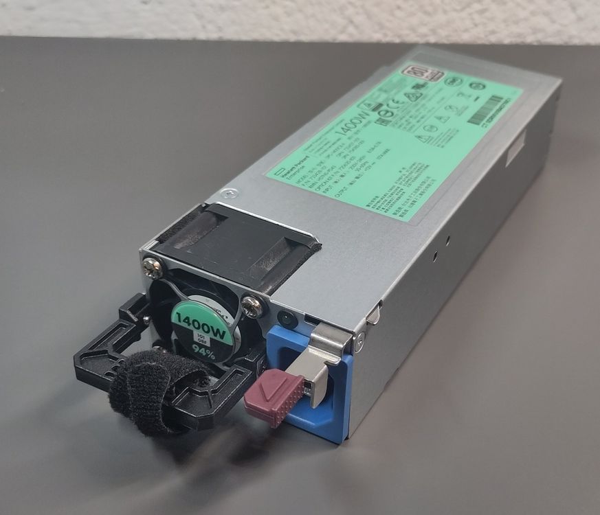 HPE 1400W ML350 DL360 DL380 G9 G10 PSU DPS-1400CB A (Gebraucht) in ...