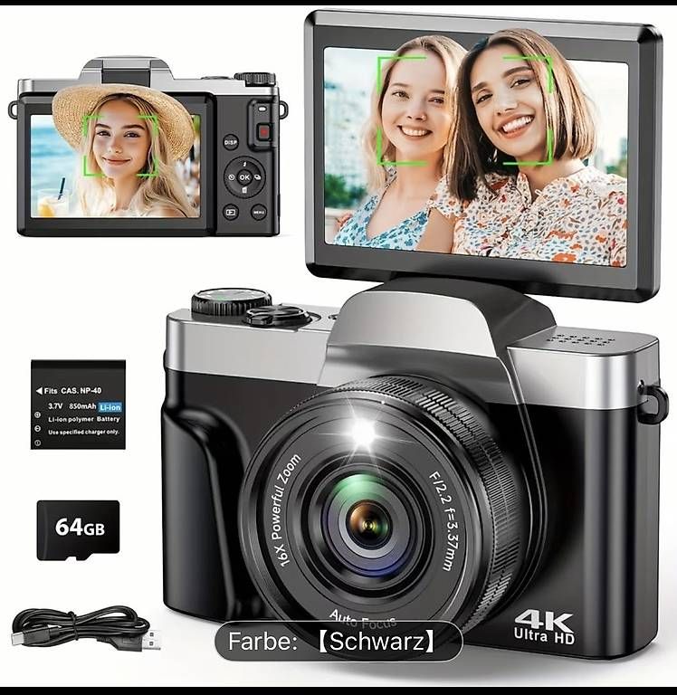 Neue Digital Kamera mit Flip Top Ultra HD (Neu und originalverpackt) in ...