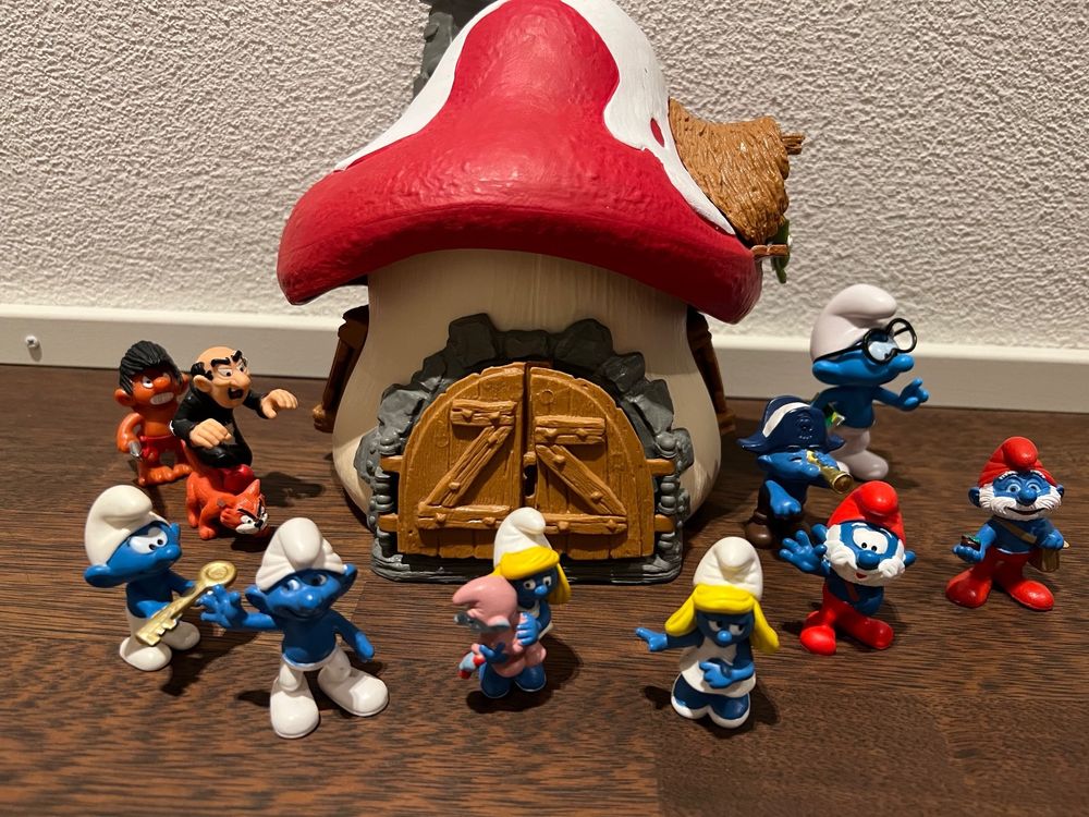 Schleich Schlumpf Haus mit Schlümpfen | Kaufen auf Ricardo