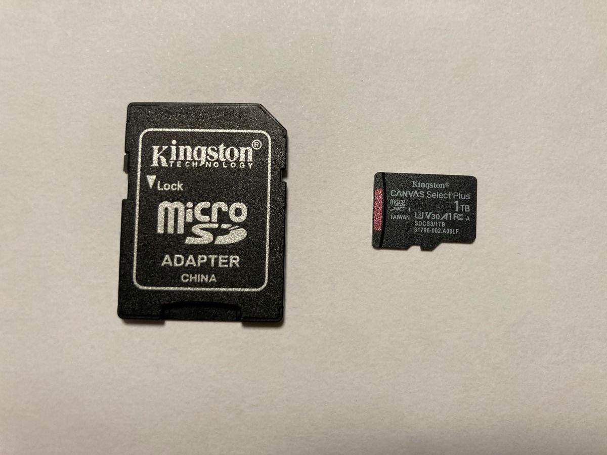 Kingston 1 TB Micro SD Karte mit Adapter (Gebraucht) in Anglikon für ...