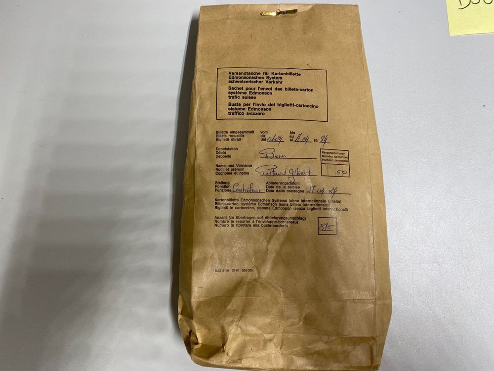 LOT Bahnbillette alt Tickets SBB // D883 | Kaufen auf Ricardo