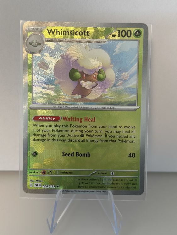 Pokemon - Prismatic Evolution Whimsicott 008 Pokeball (Neu (gemäss ...