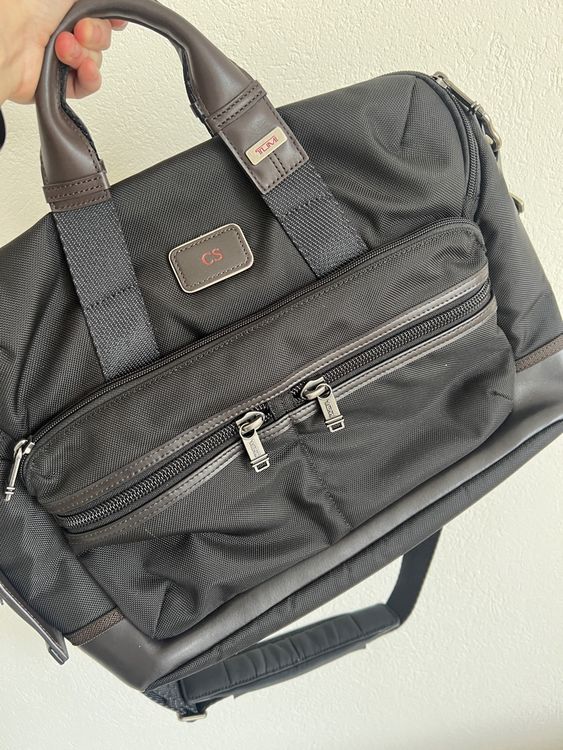 Tumi Umhängetasche Alpha Bravo Hickor schwarz/braun (Neu (gemäss ...