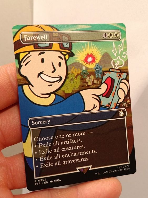 Farewell Fallout 0353 Magic the Gathering Karte (Neu (gemäss ...