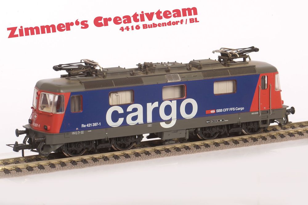Fleischmann SBB Cargo Re 421 397-1, OVP, GS, H0, 4339 (Gebraucht) in ...