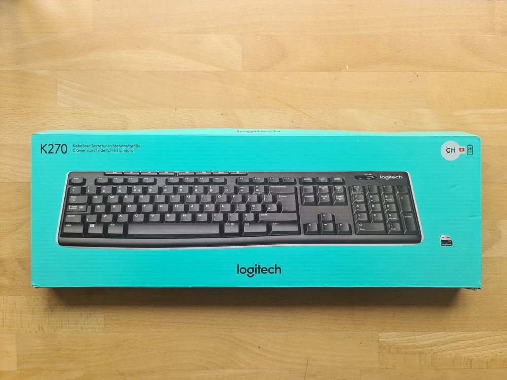 Logitech Wireless Keyboard K270 (CH, Kabellos) (Neu und ...