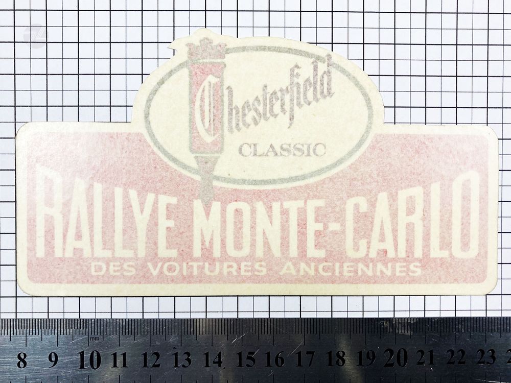 Rallye Monte Carlo Aufkleber Sticker Abziehbild Kleber 70s (Gebraucht ...