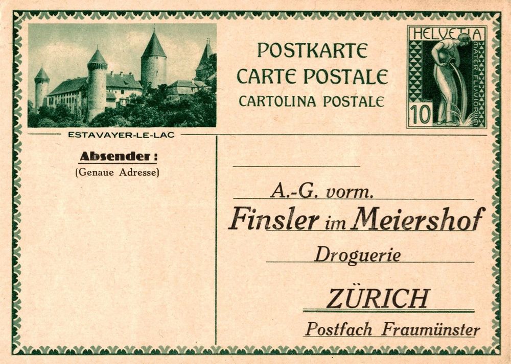 Entier pub Finsler im Meiershof Zürich | Kaufen auf Ricardo