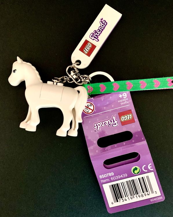 LEGO Friends 850789: Schlüssel-Anhänger Pferd, Schimmel neu (Neu und ...