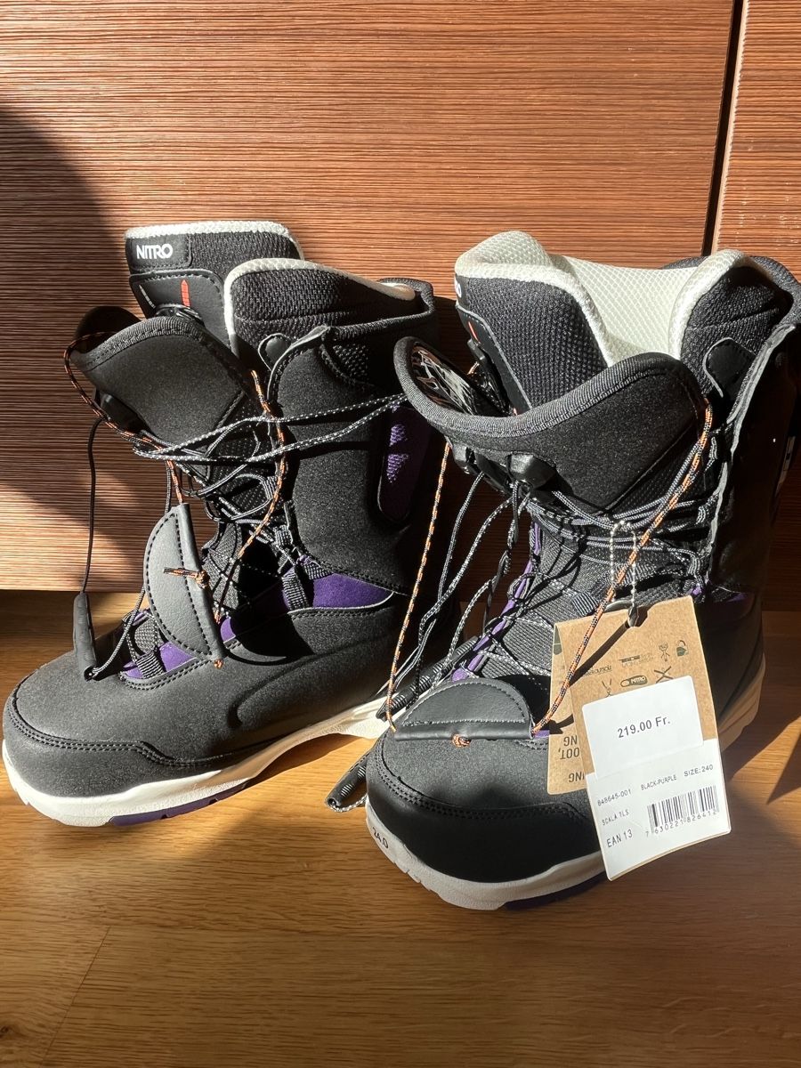 Nitro Scala TLS Women's Snowboard Boots - Size 6.5 US 🏂 (Neu und ...