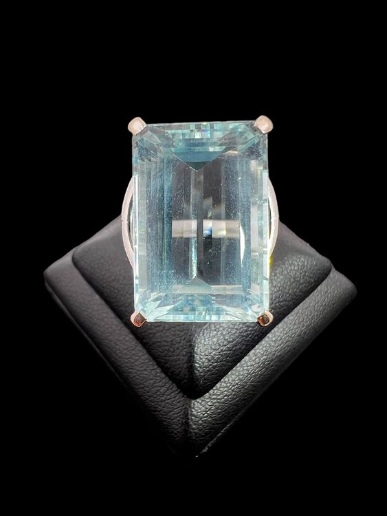 Aquamarin 13ct Ring 18k Weissgold Grösse 53 *S671 (Gebraucht) in Zürich ...