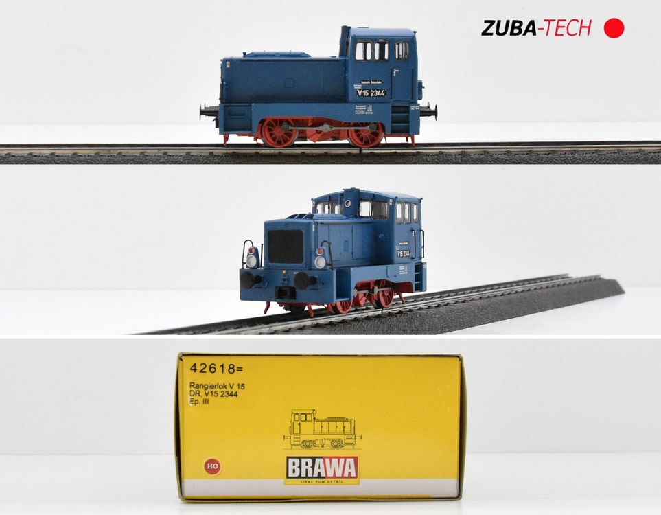 Brawa 42618 Diesellok V 15 DR H0 GS Analog mit OVP (Gebraucht) in St ...
